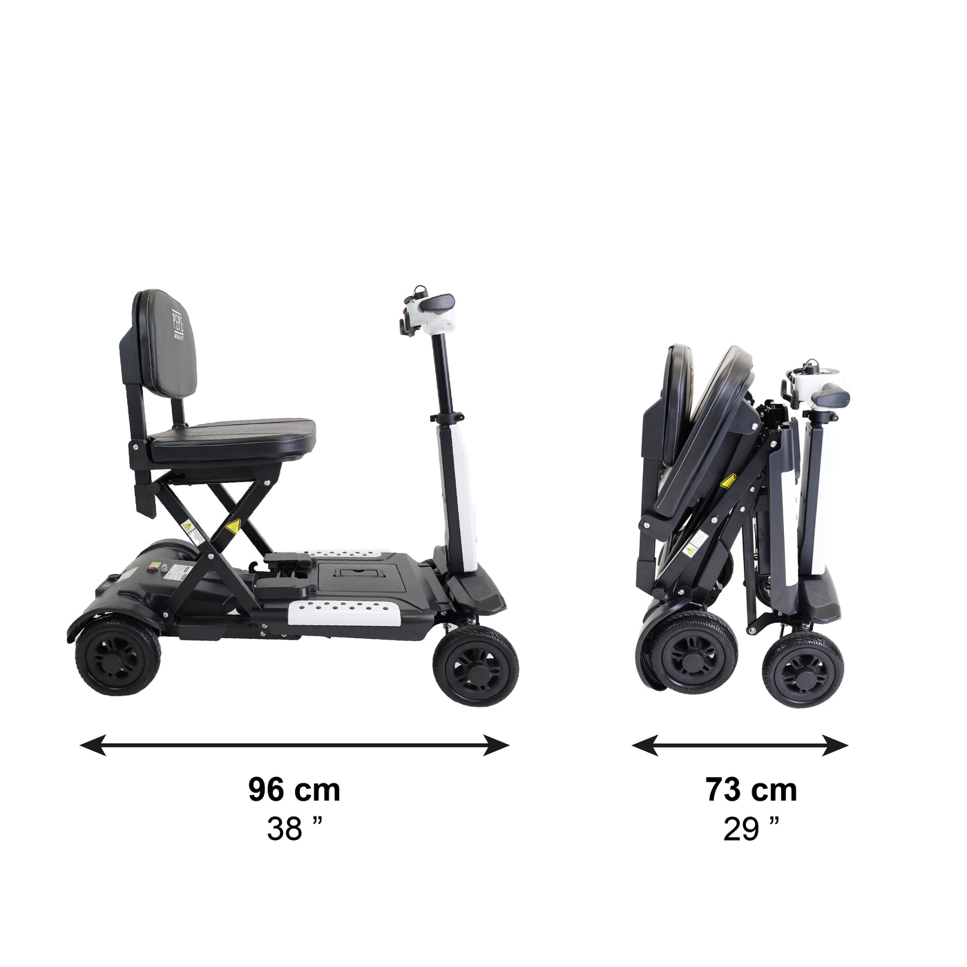 Scooter Eléctrico Plegable para Adultos Blanco | PEPE | P10043 — kmina.com